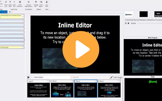 Features | MediaShout Church Presentation Software & Media
